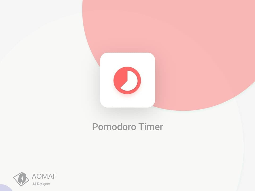 pomodoro app icon by Aomaf on Dribbble