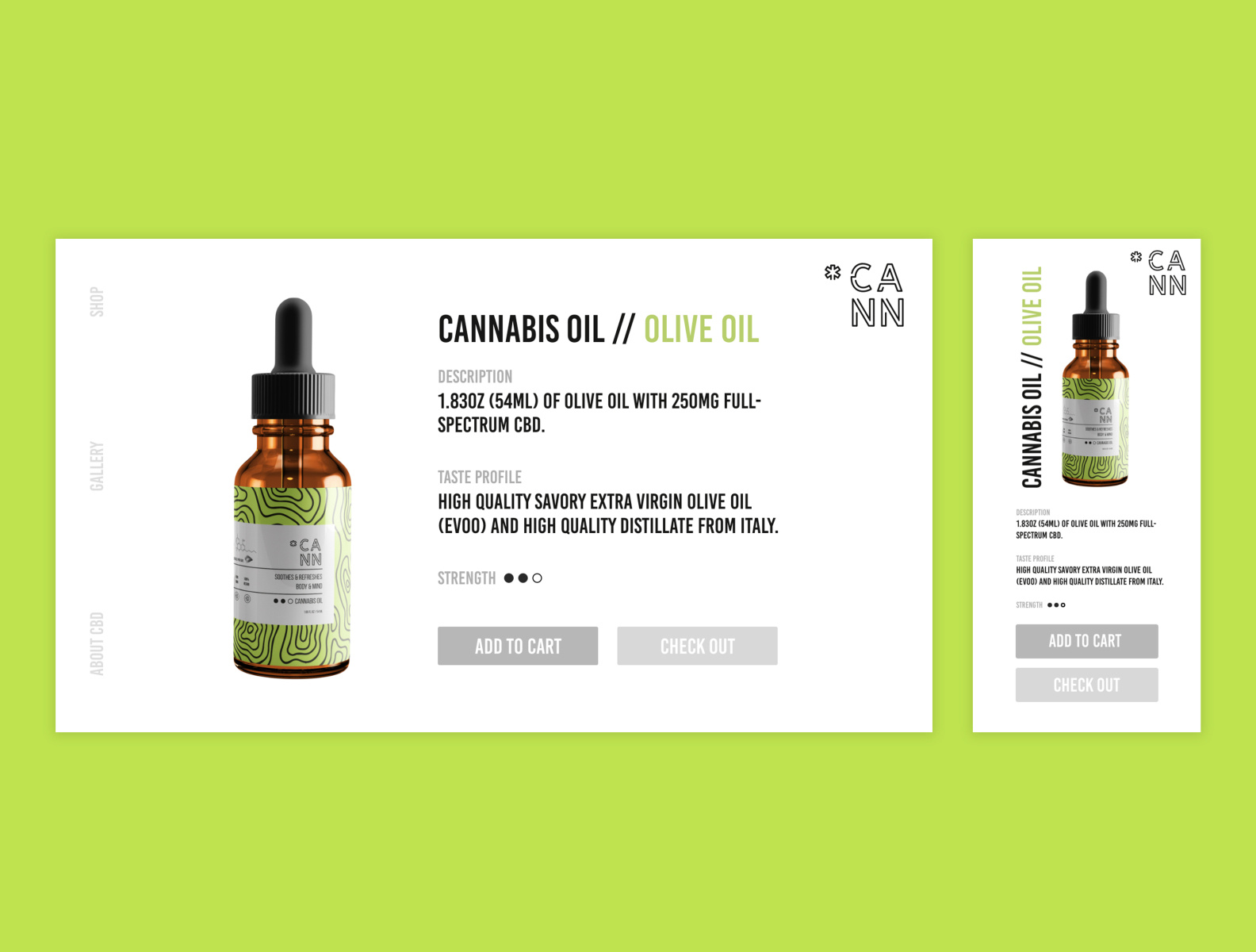 CANN Checkout Page by Natalie Callegari on Dribbble