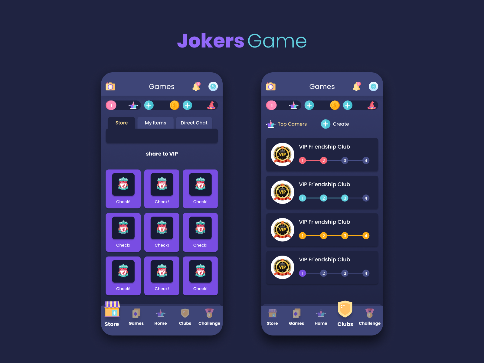 Game Design App by Shaimaa Hisham on Dribbble