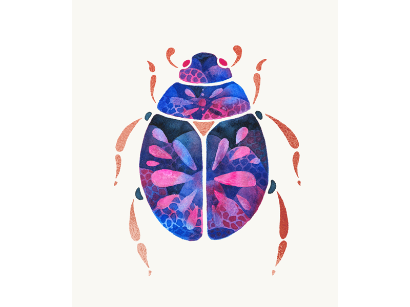 Scarab by Julie Lesouef Baleia on Dribbble