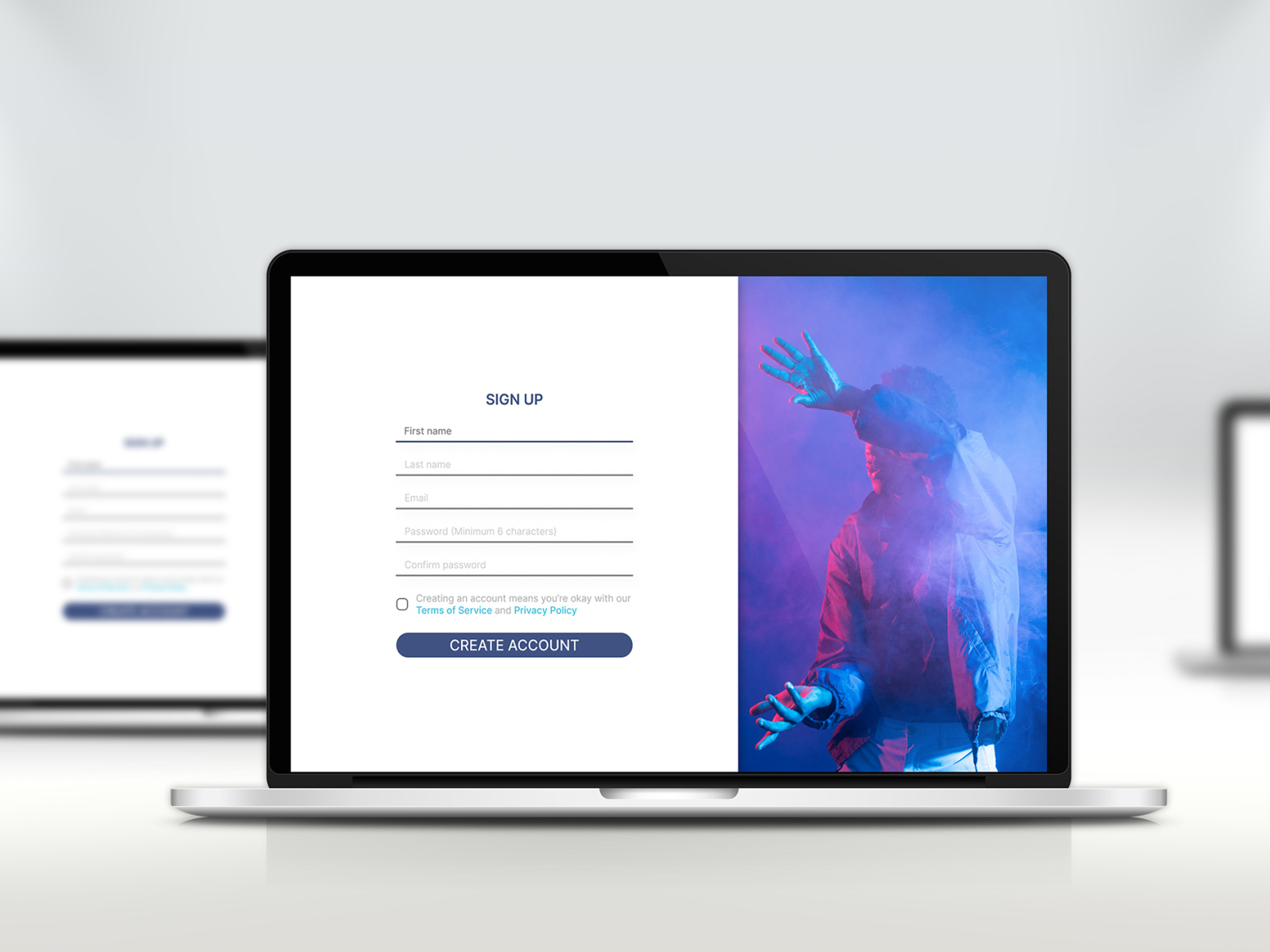 Sign Up(UI/UX) by Julian Merenich on Dribbble