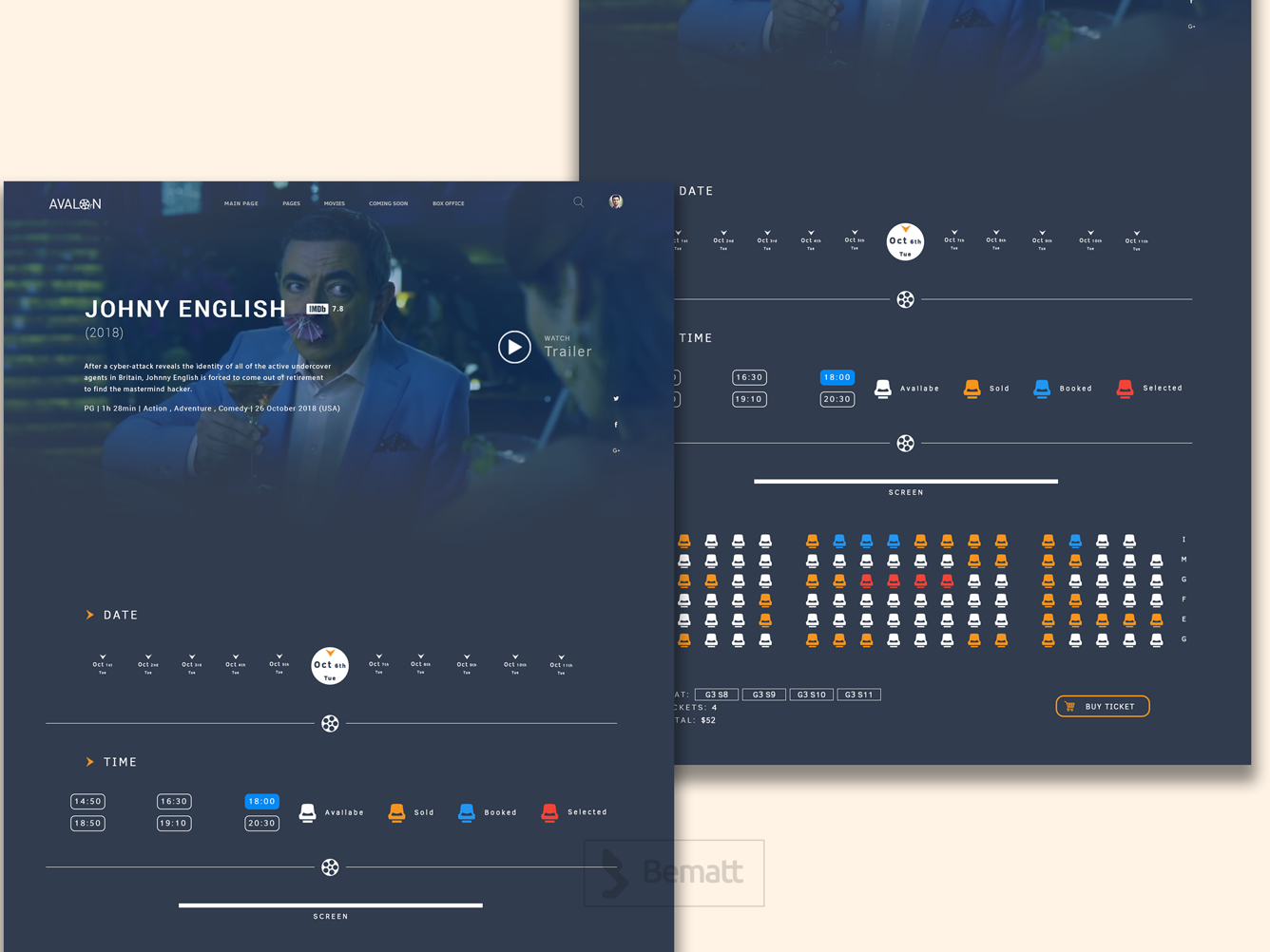Avalon Website Design by Bematt by Paistinda on Dribbble