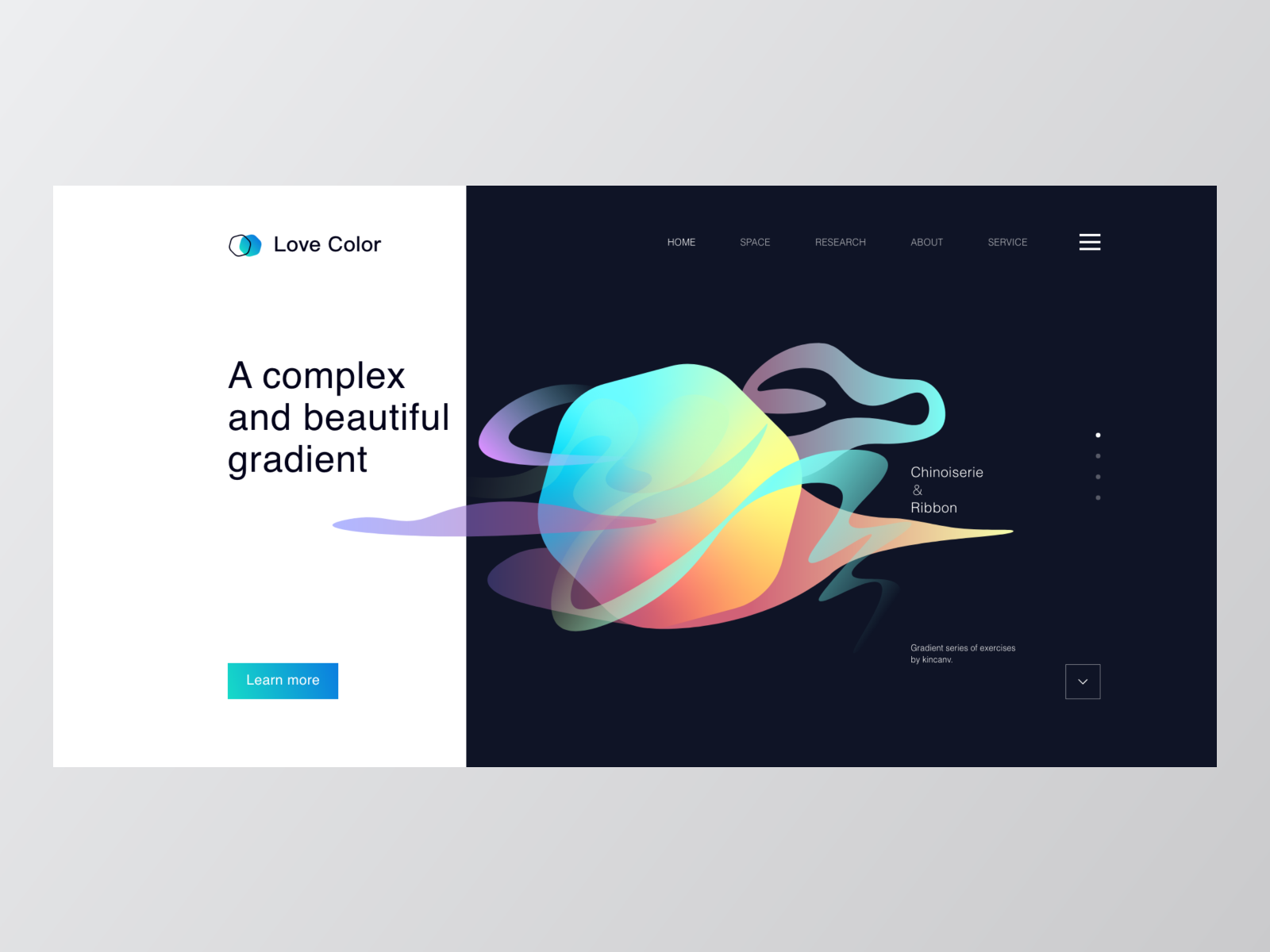 Gradient - Web Design by K on Dribbble