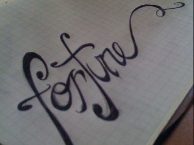 Fortune sketch by Shawn Huddleston on Dribbble