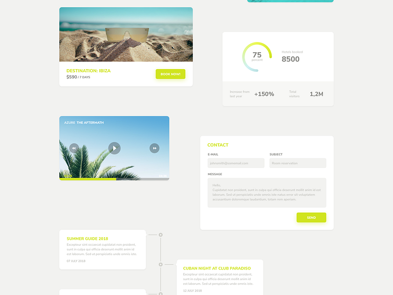 Mojito UI Kit Color Palette by erigon on Dribbble