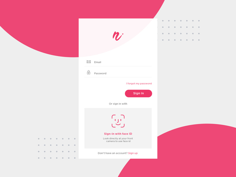 Login With Face ID by Neeraj Chouhan on Dribbble