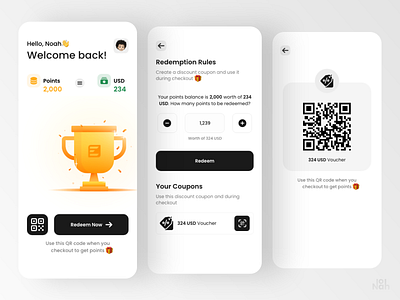 Browse thousands of Rewards App images for design inspiration | Dribbble