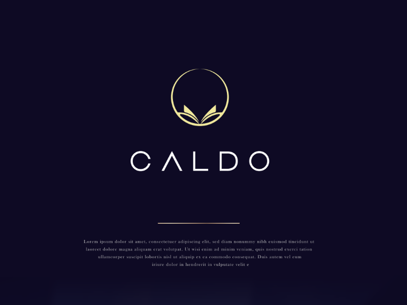 Logo Design caldo by The design maker on Dribbble