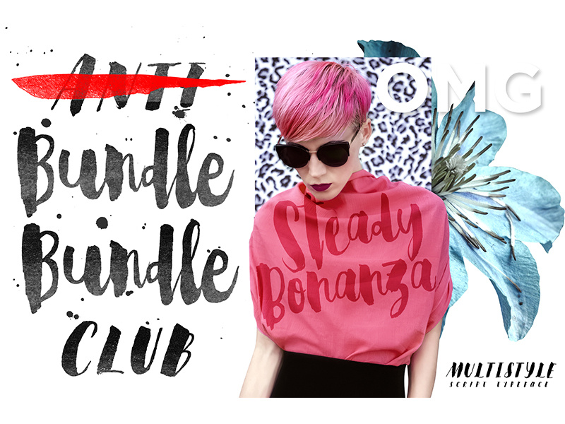 Steady Bonanza | Multistyle Hand Lettering Fonts by Ian Irwan Wismoyo ...