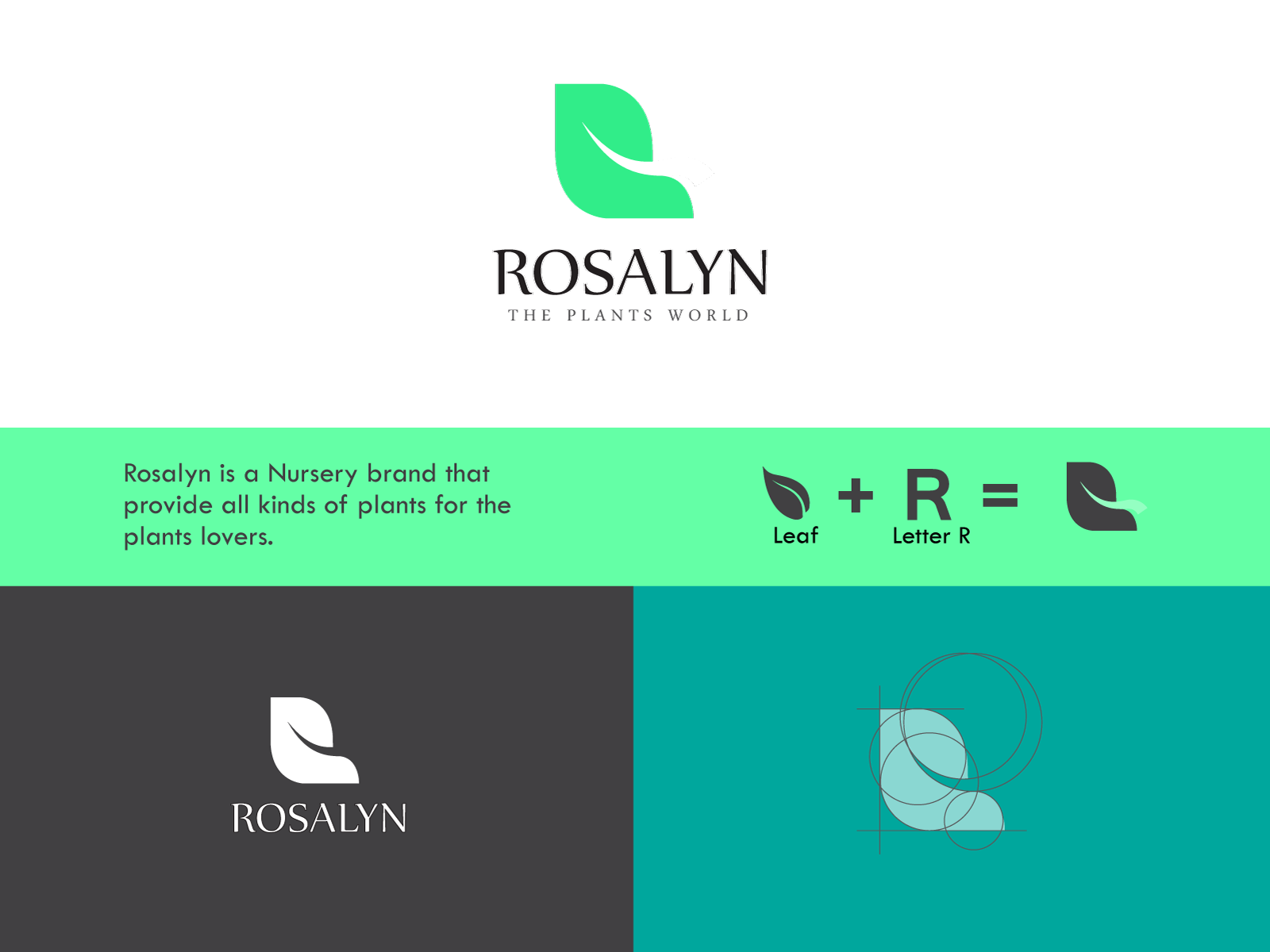 rosalyn Logo ( A nursery brand) by ankush on Dribbble