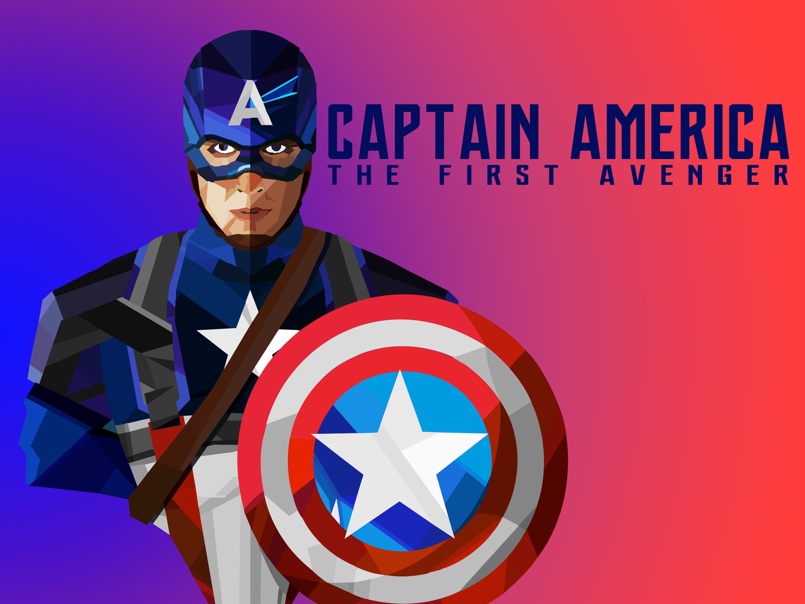 Captain America The First Avenger Vector by The Team on Dribbble