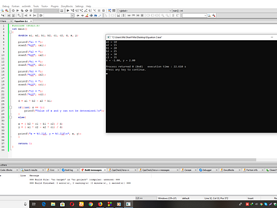Equation 2 Solution in c programming code or output. by Md Sharif Mia ...