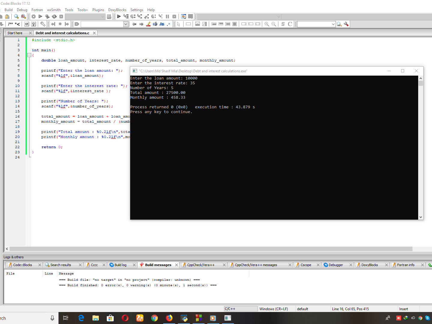 Debt And Interest Calculations by Md Sharif Mia on Dribbble