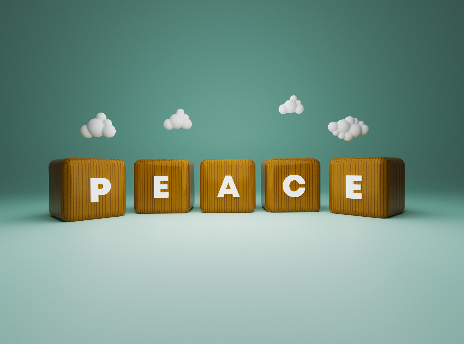Peace 3D by BiitPixels on Dribbble
