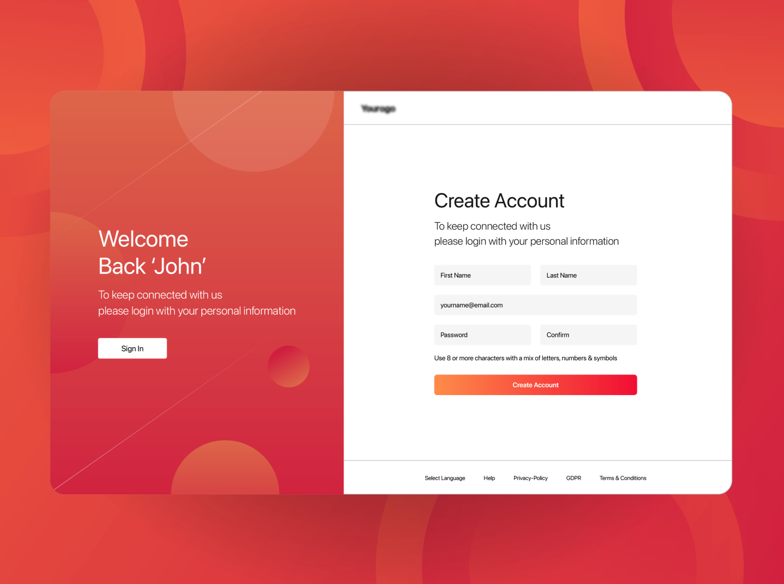 New Login/Signup Experience for a Email SaaS business by BiitPixels on ...