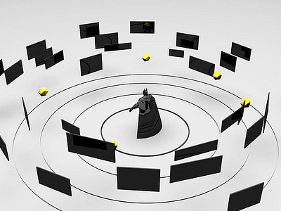 Batman Mind Palace by Michael Sevilla on Dribbble