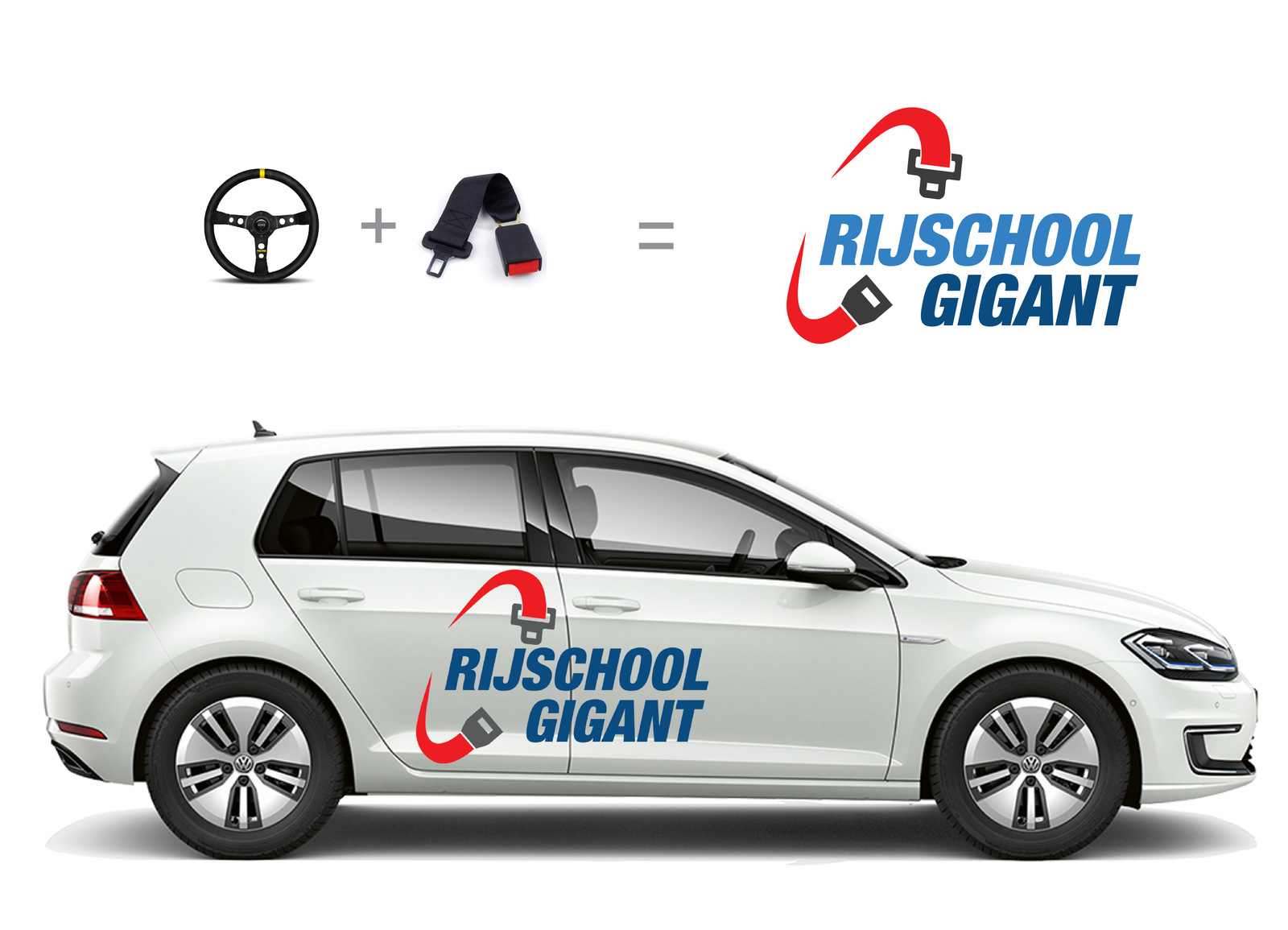 Logo design for Rijschool Gigant by Faisal Mehmood on Dribbble