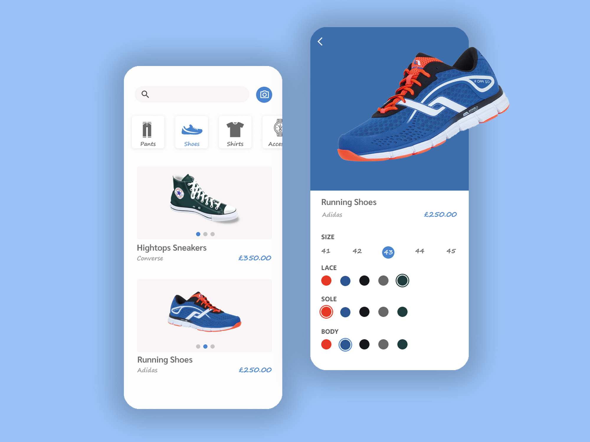 UI design for a "Design It Yourself" online store by Philip Obioha on ...