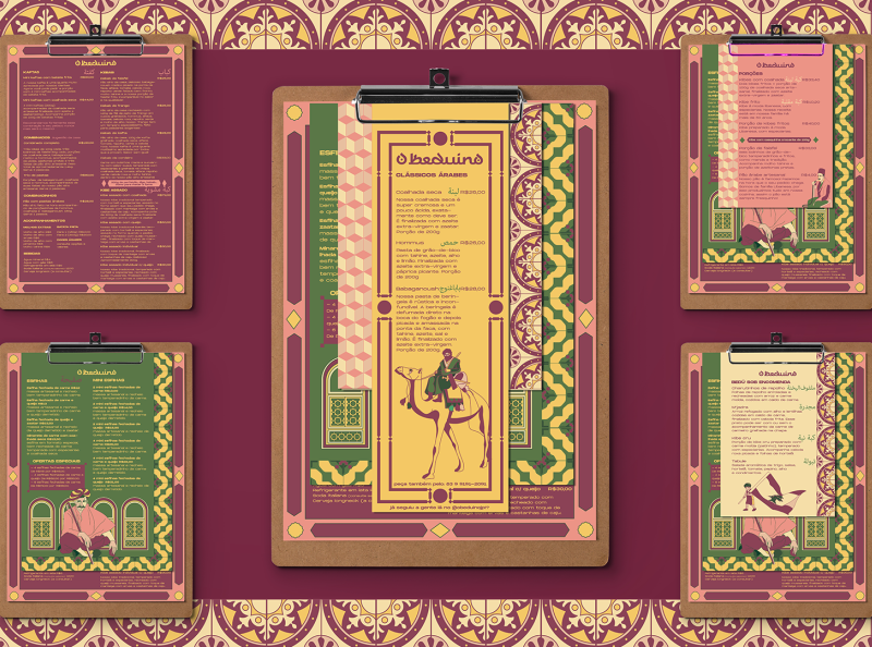 Cardápio O Beduíno | Menu by Italo Mikoko on Dribbble