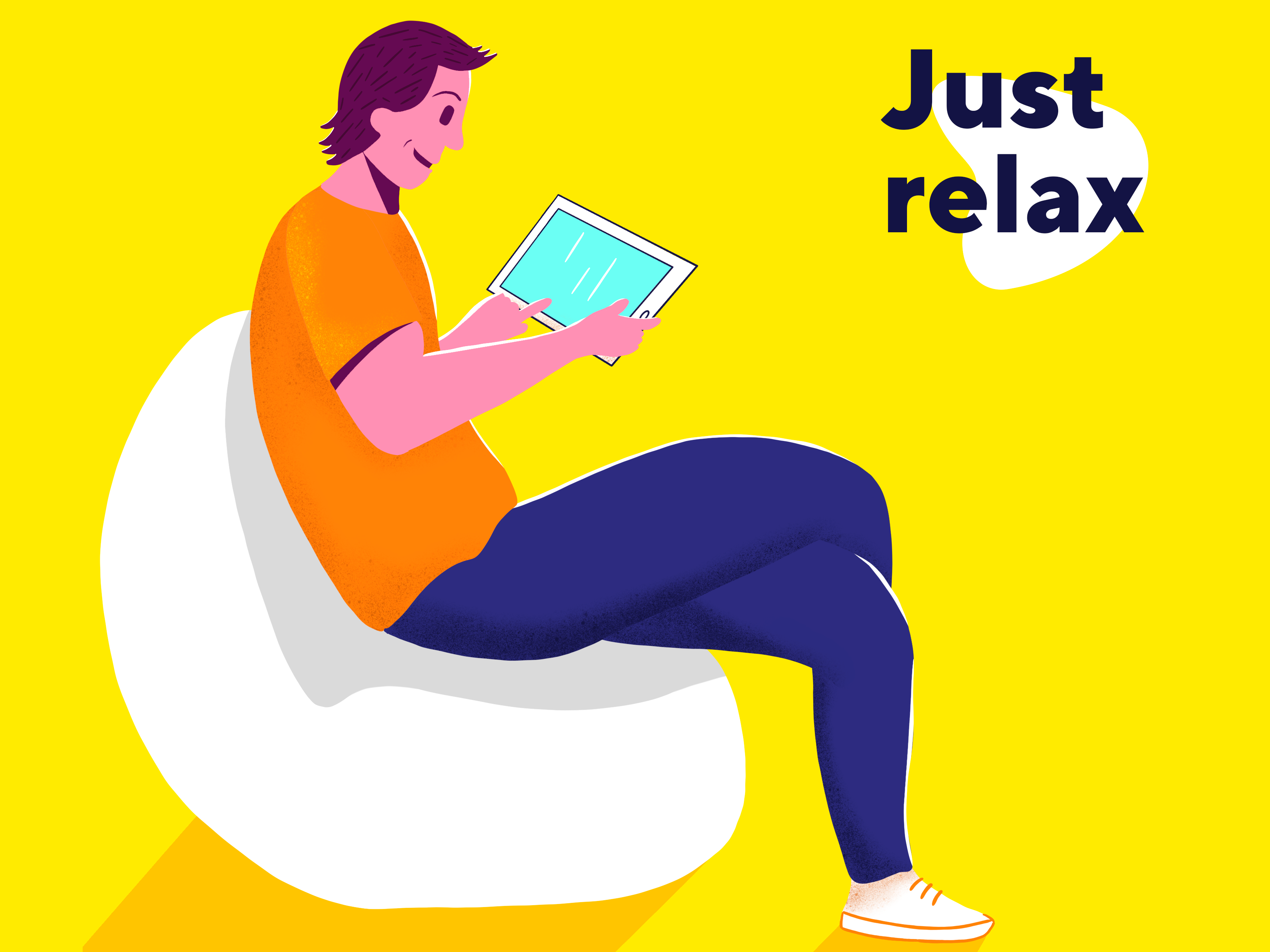Just relax by Ilya on Dribbble