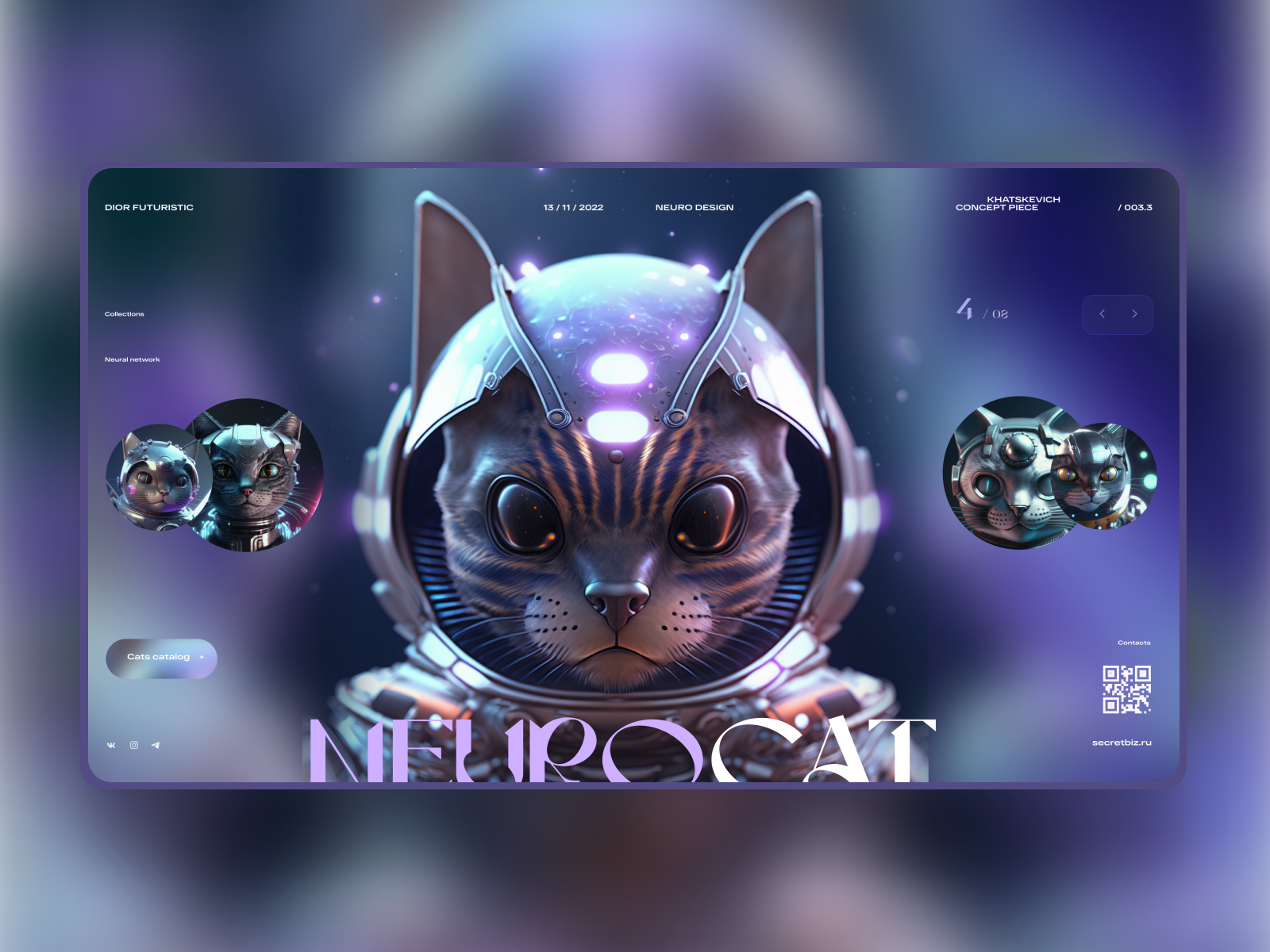 Neuro cat | Сайты на Tilda by Stanislav Khatskevich on Dribbble