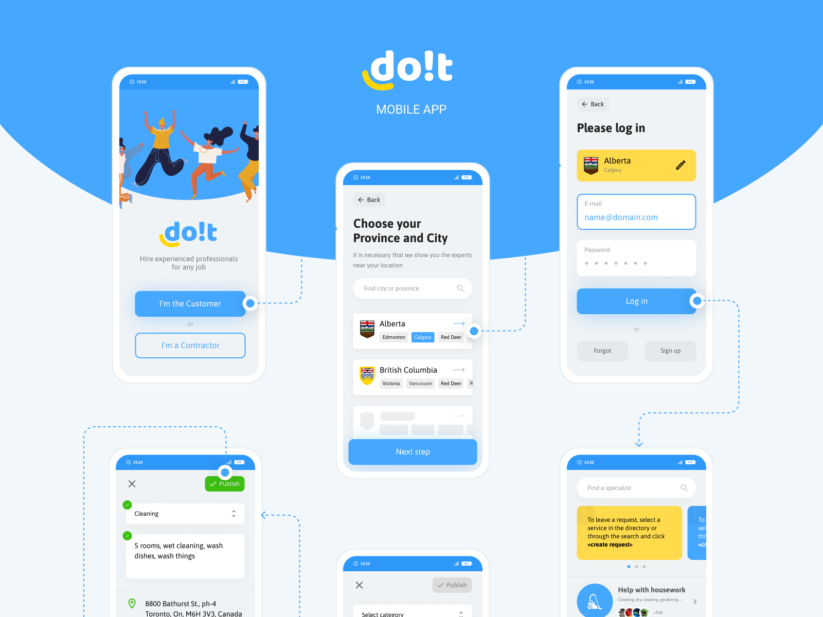 Doit - mobile app by Timur Kutumbaev on Dribbble