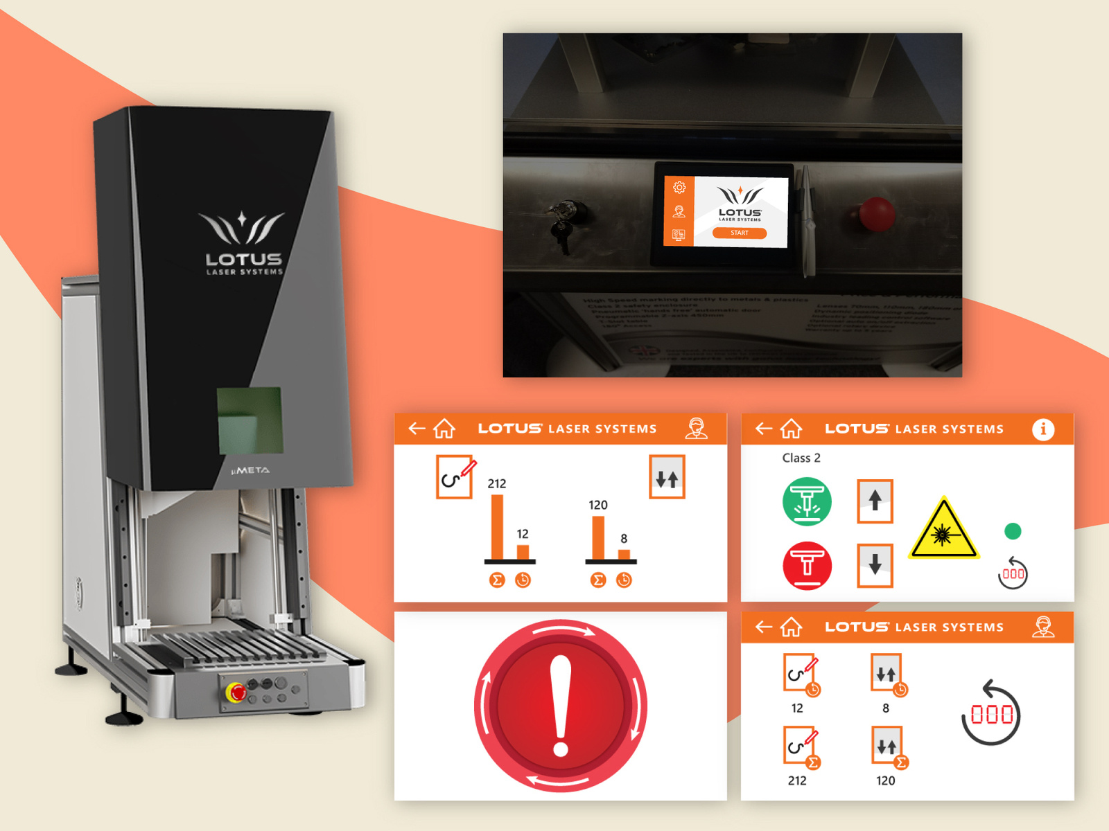 Lotus Laser Systems Interface by Muhammad Idrees on Dribbble