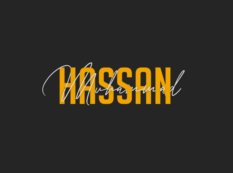 Muhammad Hassan by BINNTECH on Dribbble