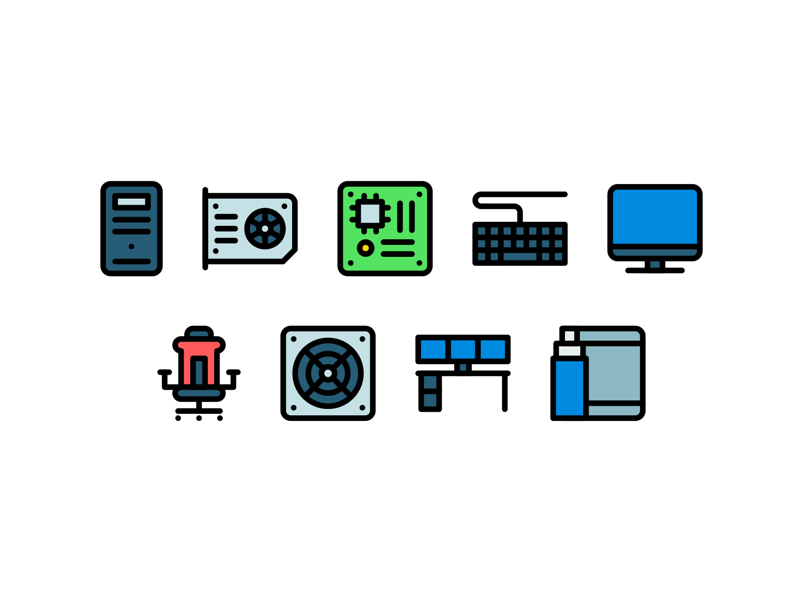 Computer icons by Aldddo Cervantes on Dribbble