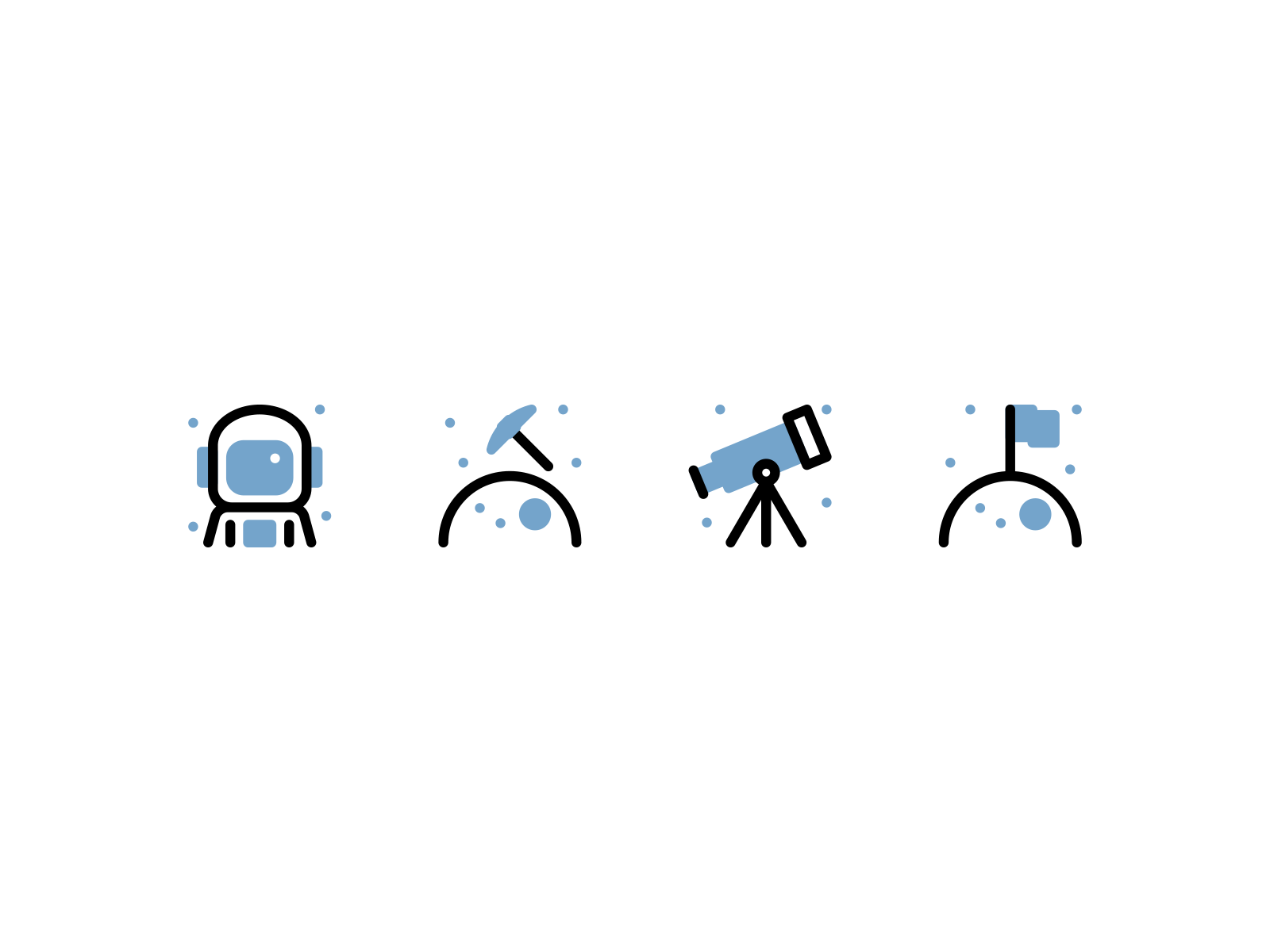 Space icons by Aldddo Cervantes on Dribbble