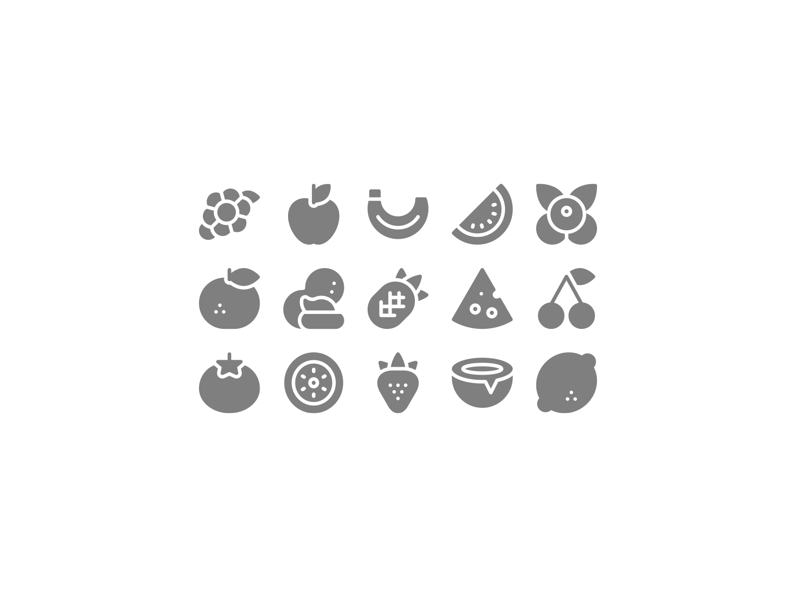 Flavors icons by Aldo Cervantes Saldaña on Dribbble