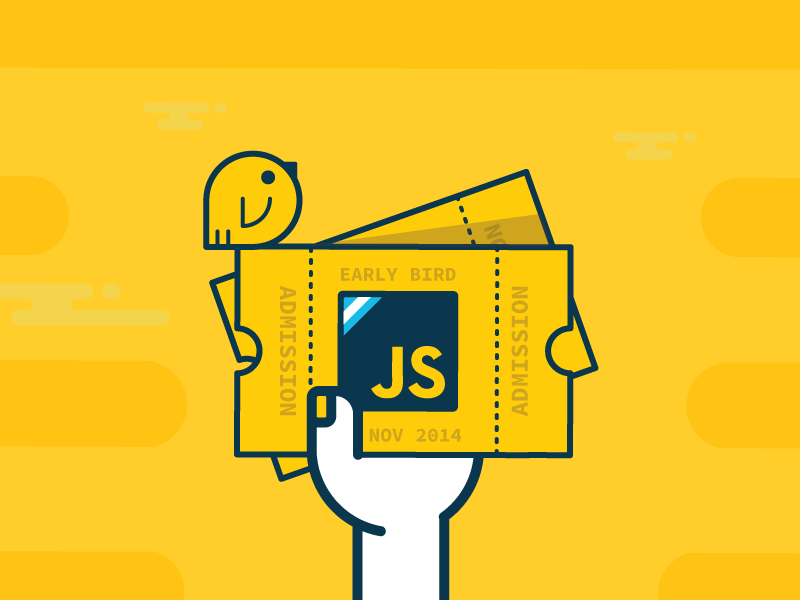 JsConfAr 2014 Earlybird is out! by Alejandro Vizio for Aerolab on Dribbble