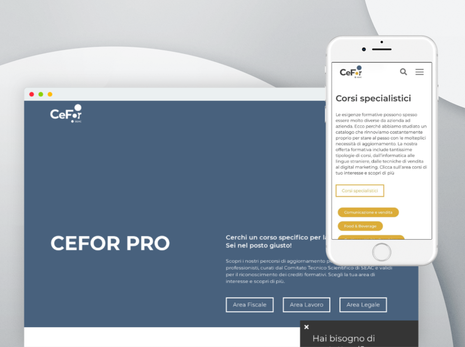 Cefor Website Design&Dev by Matteo Bruschetti on Dribbble