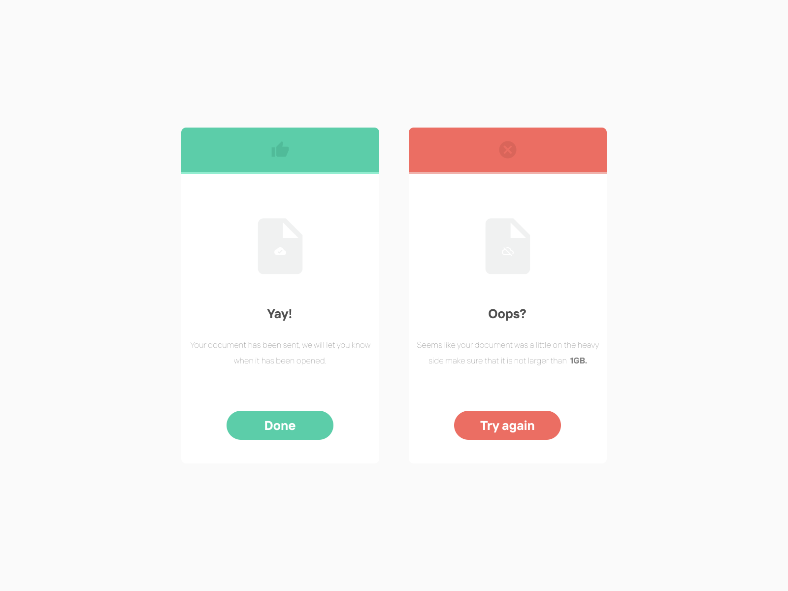 👨🏻‍🎨 Daily UI #11 Flash Messages by Bernard Cloete on Dribbble