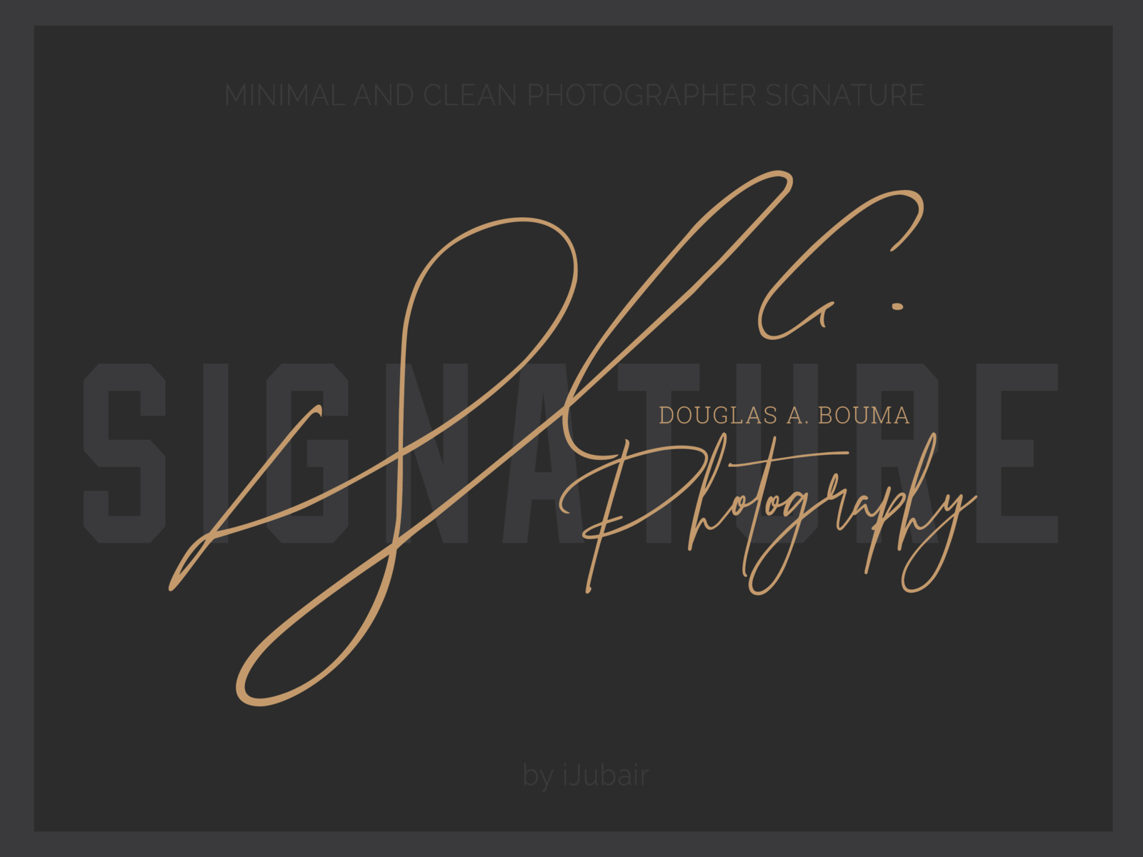 Signature logo_D.A.B by Jubair Ahamed on Dribbble