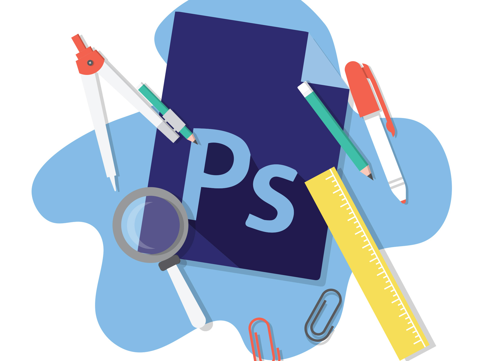 Graphic design tools by Farfalla Hu on Dribbble