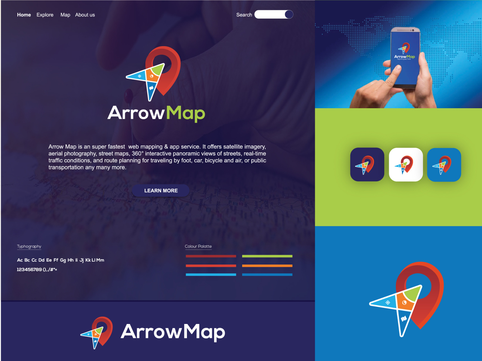 Arrow Map by Ahmed Rumon on Dribbble
