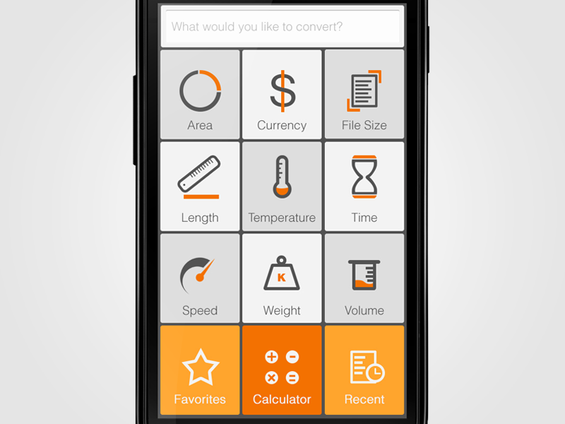 Unite Converter by maor shabbat on Dribbble