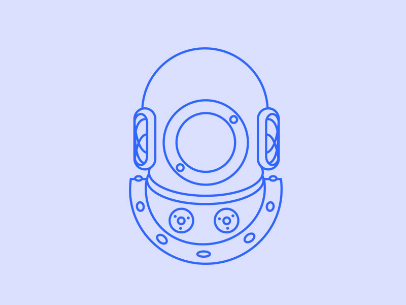 Scuba Mask by Brett Clouser on Dribbble