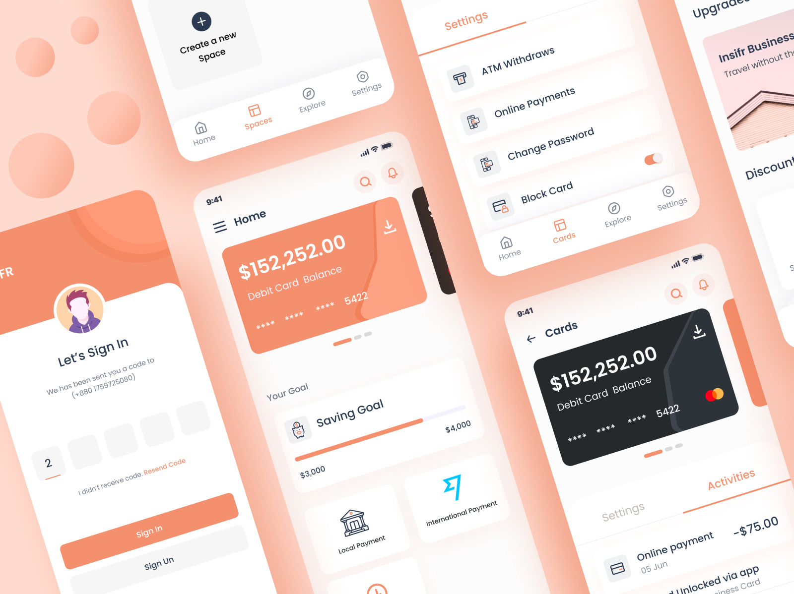 Digital Mobile Banking App by Josim Uddin on Dribbble
