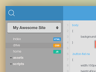 Freebie .psd - Code Editor - Light by Dave Keller on Dribbble