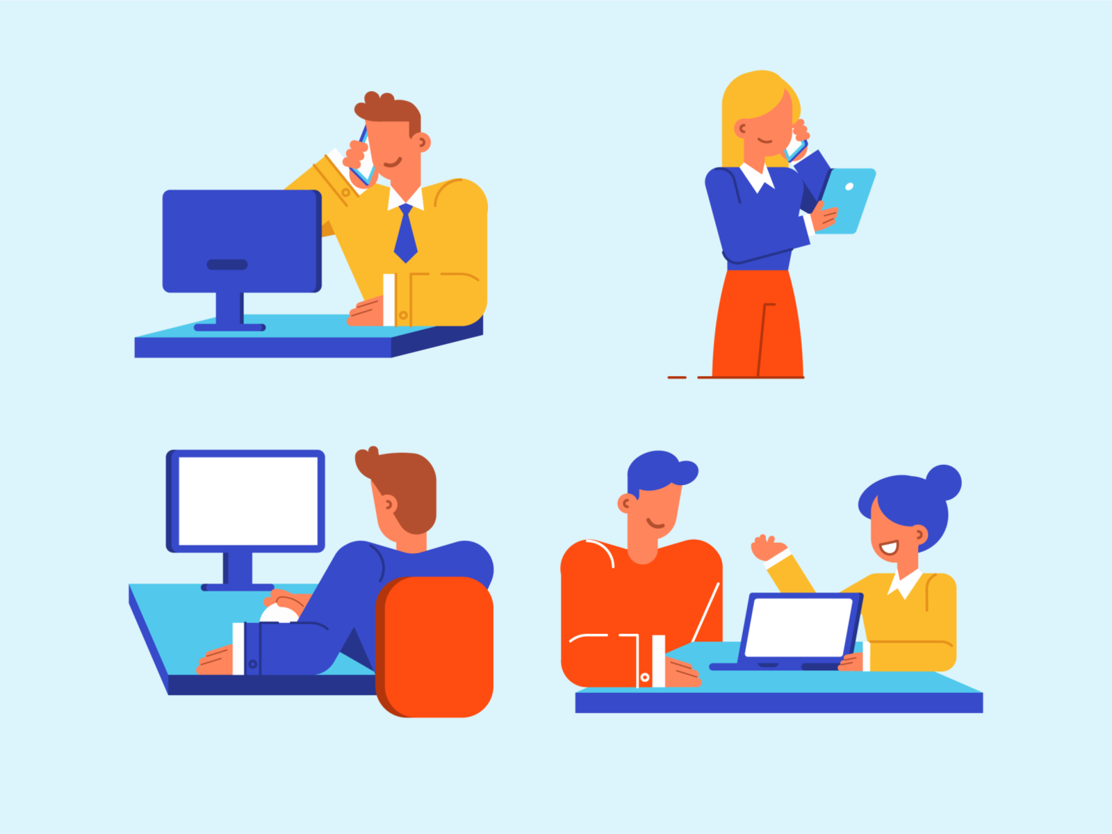 Dribbble - characters_dribbble.png by Szabó Andrea