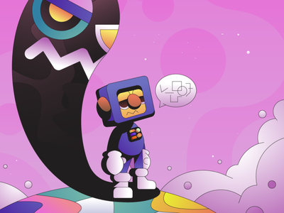 Behind You by Defaced on Dribbble