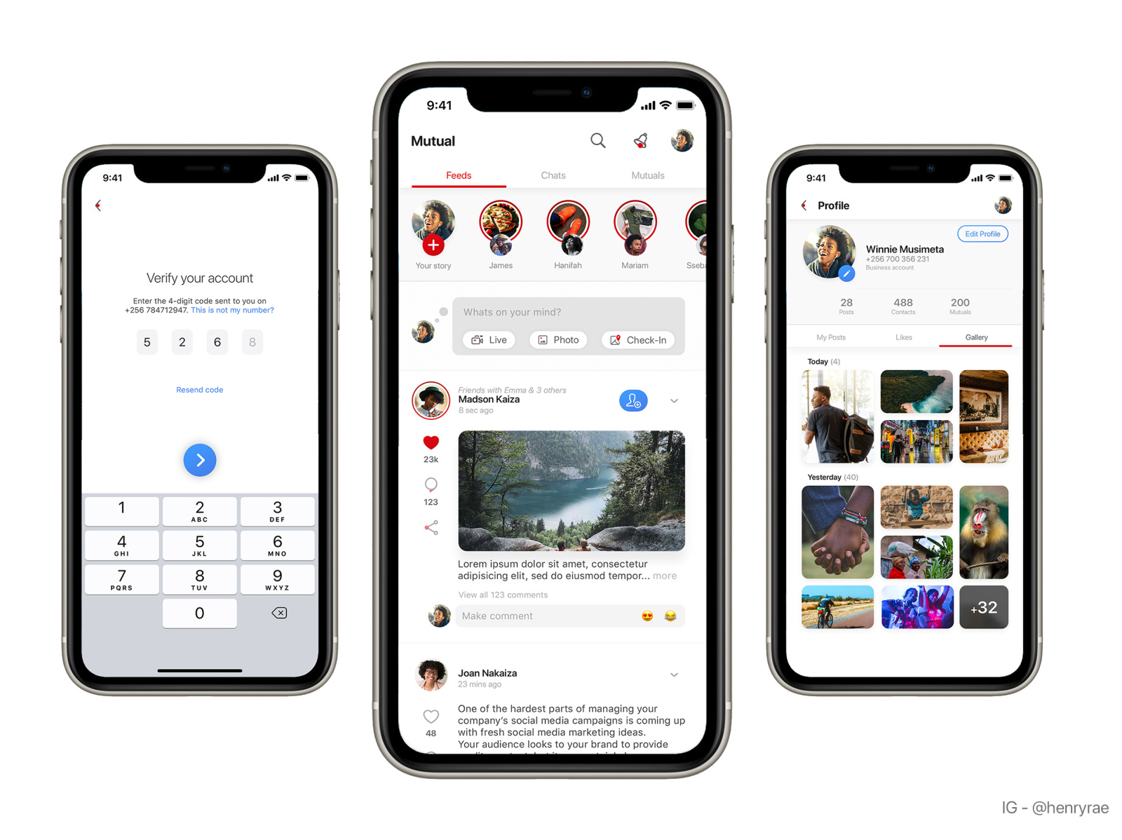 Mutual Messenger App by Henry Rae on Dribbble