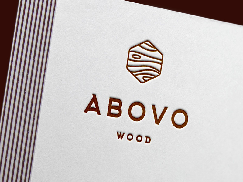 Abovo Wood logo by tandemo.lt on Dribbble