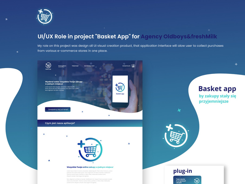 UI/UX Design Basket App by Konrad Ciepły on Dribbble