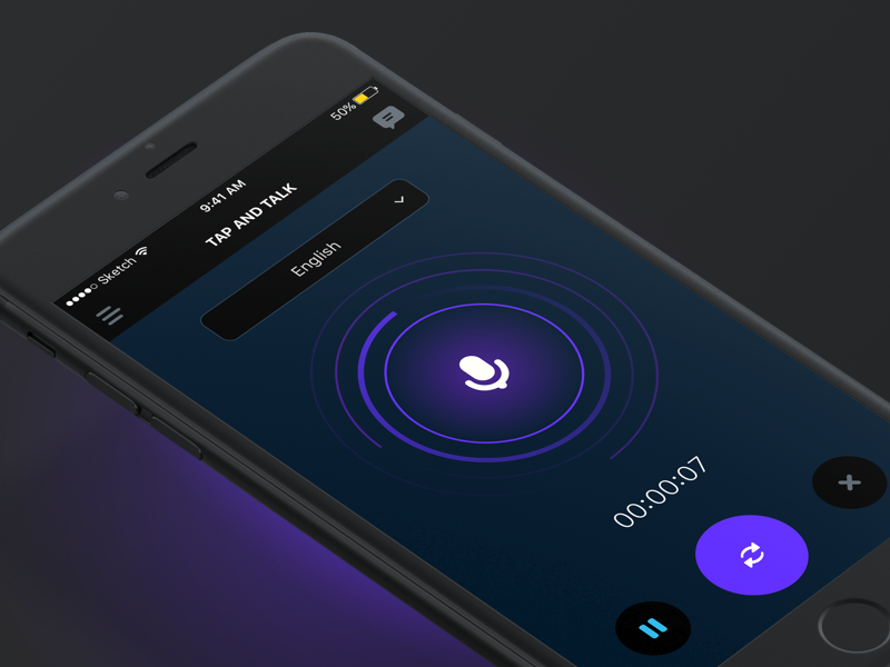 Tap&Talk App by Artyom Khamitov on Dribbble