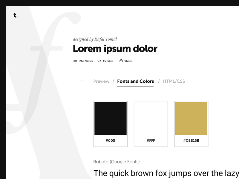 Typespiration by Rafal Tomal on Dribbble