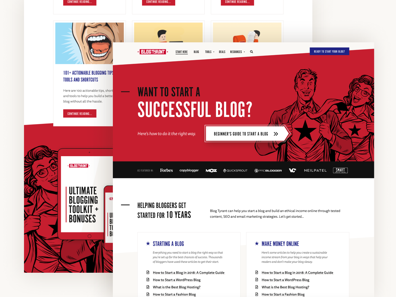 Blog Tyrant Redesign by Rafal Tomal for Good People on Dribbble
