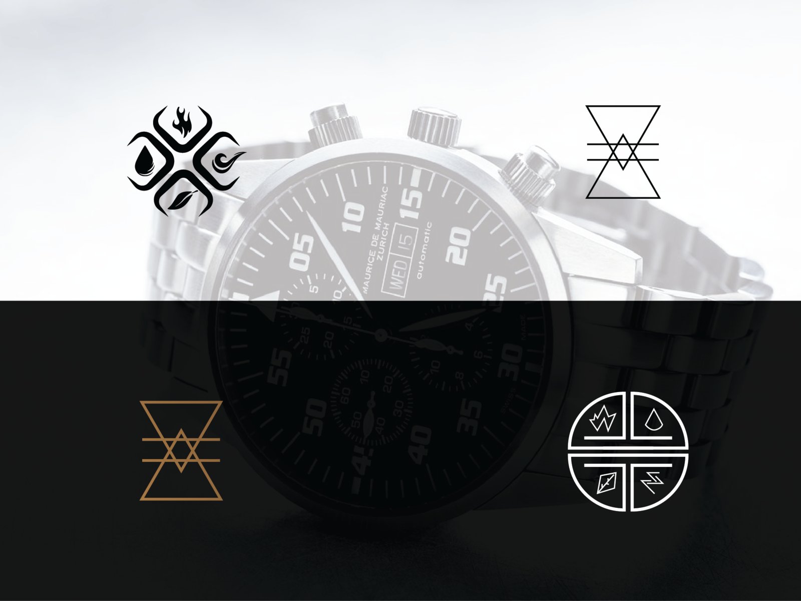 watch logo by Anjelah Johnson on Dribbble